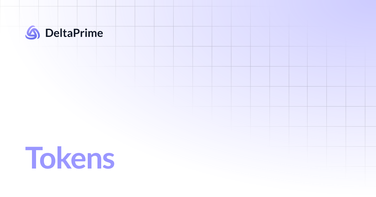 Tokens | DeltaPrime